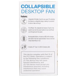 View Collapsible Tabletop USB Fans
