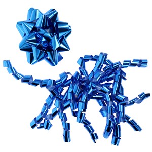 View Voila Curly Metallic Gift Bows,