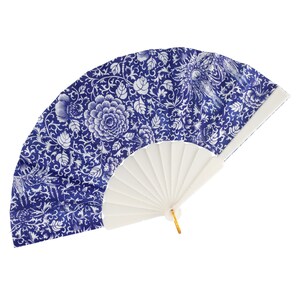 Porcelain-Print Foldable Handheld Fans, 9-in. | Dollar Tree