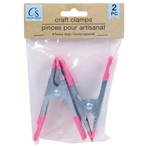 Crafter's Square 4-in. Craft Clamps, 2-ct. Packs | Dollar Tree