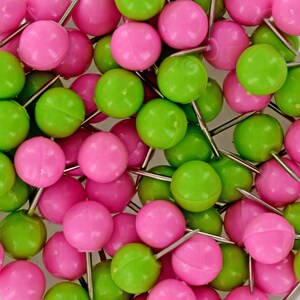 View Jot Round-Grip Plastic Push Pins,