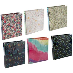 Jot 3-Ring Binders with Printed Vinyl Covers, 1 in. | Dollar Tree