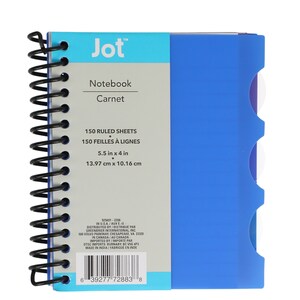 View Jot 4-Subject Mini Spiral Notebooks