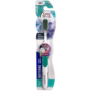 View Gurunanda Spiral Whitening Bristle Toothbrush,