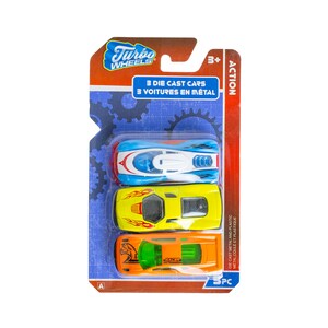 Turbo Wheels Die Cast Cars, 3-ct. Pack | Dollar Tree