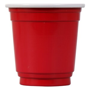 View Mini Red Plastic Solo Cups,