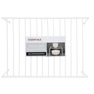 View Essentials White Wire Cabinet Shelves,
