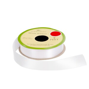 View Floral Garden Assorted White Ribbon