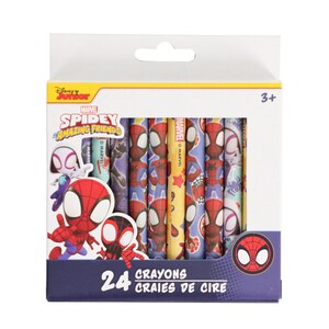 View Licensed Colorful Crayons, Assorted Characters,