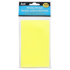 View Jot Neon Sticky Notes, 3x5