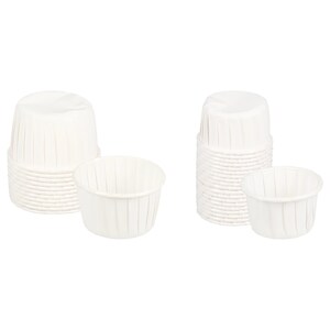 View White Paper Condiment Cups in