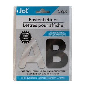 View Jot Die-Cut Poster Letters, 2.5