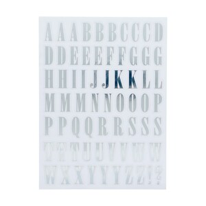 View Crafters Square Metallic Foil Alphabet