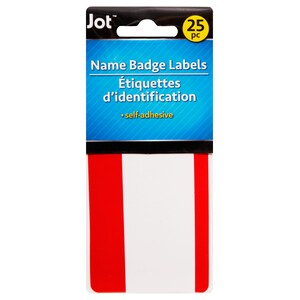Bulk Jot Name Badge Labels, 25-ct. Packs | Dollar Tree