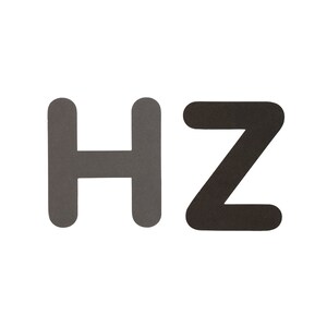 View Jot Printed Double-Sided Poster Letters,