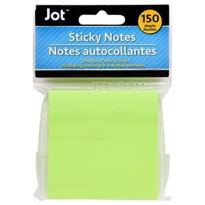 View Jot Neon Sticky Notes, 150-Sheet
