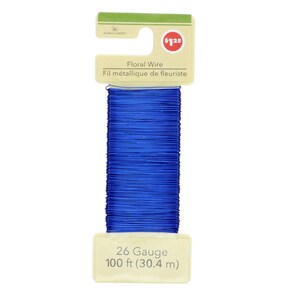 View Floral Garden Colored Floral Wire,