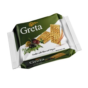 View Greta Olive and Oregano Crackers,