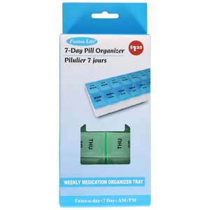 View Fusion Life 7-Day Pill Organizers,
