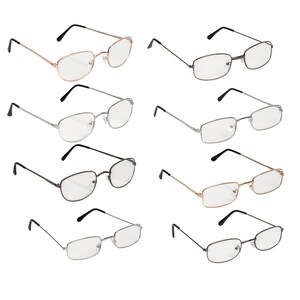 View Wire-Rimmed Reading Glasses With a