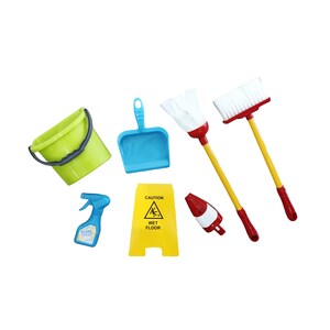 Toy Box Pretend Cleaning Set for Kids, 9-pc Pack. | Dollar Tree