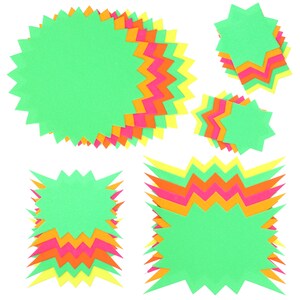 View Jot Neon Starbursts, 30-ct. Packs