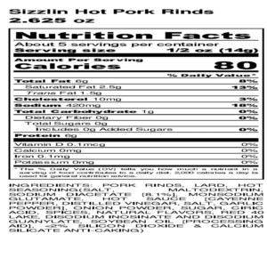 View Brim's Hot Fried Pork Rinds,