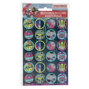 View Transformers Stickers, 4-Sheet Packs