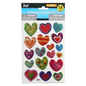 View Jot Laser Puffy Stickers