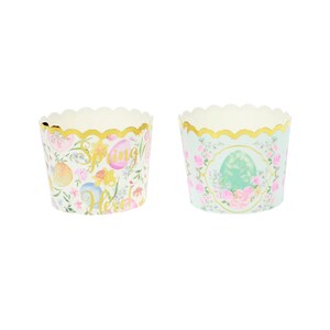 Easter-Themed Scalloped Snack Cups, Assorted Designs, 40-pc Pack ...