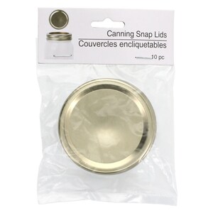 View Gold Canning Jar Lids, 10-ct.