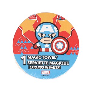 View Marvel Character Expanding Magic Towel,