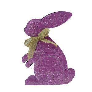 View Metal Easter Décor, 7.5x9.2x1.7 in.