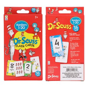 Dr. Seuss Flashcards, Assorted Learning Cards, 36-pc Pack. | Dollar Tree