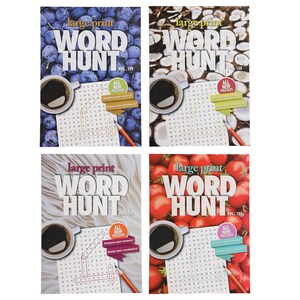 View Large-Print Word Hunt Puzzle Books,