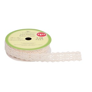 View Floral Garden Lace Ribbon, 3.28