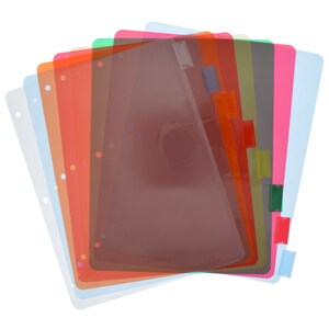 View Colorful Plastic Index Dividers with