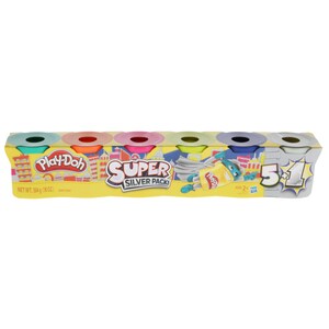 View Play-Doh Super Silver Dough Packs,