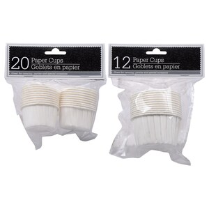 View White Paper Condiment Cups in