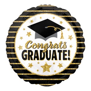 View Starry Graduation Party Balloon, 1