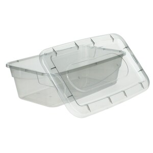 View Essentials Colorful Translucent Plastic Storage