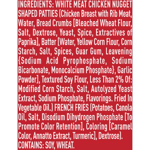 View Banquet Chicken Nuggets with Fries,