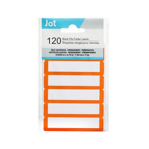 View Color-Coded Blank File Folder Labels,