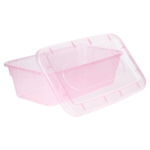 View Essentials Colorful Translucent Plastic Storage