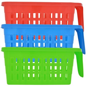 View Rectangular Slotted Baskets with Single-End