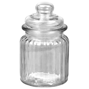 View Glass Candy Jars with Tight-Sealing