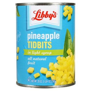 View Libby's All-Natural Pineapple Tidbits in