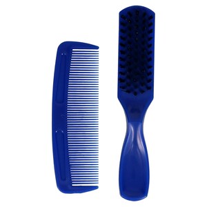 View Plastic Hairbrush & Comb Sets,