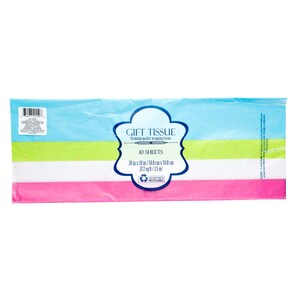 Voila Sparkling Colored Gift Tissue Paper, 10 Sheet Packs | Dollar Tree