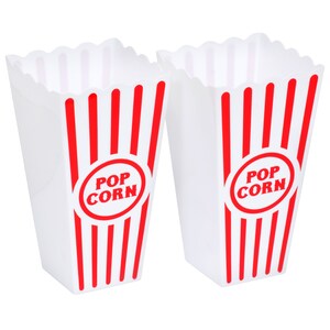 View Reusable Plastic Popcorn Buckets, 2-ct.